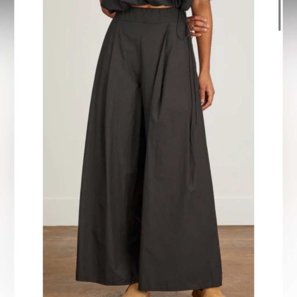 Labo.Art Extra Wide Open Leg Pants Italy Laggenlook M… - Gem